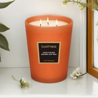 China Easy Cleanup Lemongrass And Ginger Candle Modern Wellness‌ For Relaxation for sale