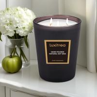 China Private Label Cedarwood And Amber Candle For Modern Decor‌ 13 Oz With Glass Jar for sale