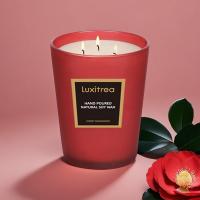 China Dark Chocolate And Red Roses Valentine'S Day Candle 13oz For Sensory Indulgence‌ for sale