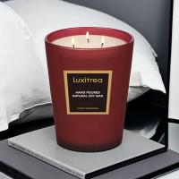 China 13oz Private Label Candle Romantic Rose And Oud Candle For Bedroom Ambiance‌ for sale
