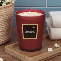 China 13oz Private Label Candle Romantic Rose And Oud Candle For Bedroom Ambiance‌ for sale