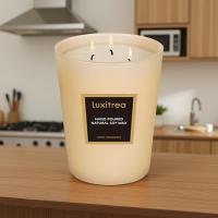 China Soy Wax Luxury Vanilla Scented Candle For Home Decor‌ 13 Oz Essential Oils for sale