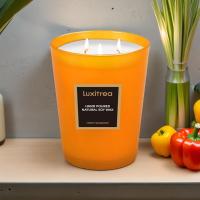 China 3Oz Private Label Candle Orange Scented Candle For Relaxation And Energy Boost for sale