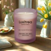 China Luxitrea Candle   Lavender Fields   Your Nighttime Serenity Candle 4 oz Private Label Candle for sale