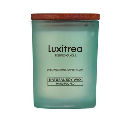 China Azure Breeze Private Label Candle Scented Candle Mediterranean Coast 4 Oz Scented Candles for sale