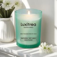 China Azure Breeze Private Label Candle Scented Candle Mediterranean Coast 4 Oz Scented Candles for sale