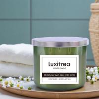China Luxitrea Candle  Mist Forest 3 wicks Scented Candle Meditation or relaxing at night 10oz Private Label Candle for sale