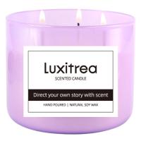 China Luxitrea Candle   Lilac Musk Scented Candle  Suitable for Bedroom or Study 10 oz Private Label Candle for sale