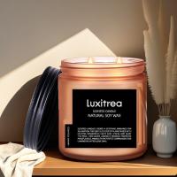 China 11oz Scented Soy Wax Candle 70H Burn Time Tropical Orchard 2 Wick Candles for sale