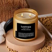 China Customizable Scented Soy Wax Candle Golden Osmanthus Aromatherapy Soy Candles for sale