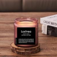China Scented Soy Wax Candle AERY Pleasure Space Scented Candle Luxitrea Candle 11oz 2 Wick 70H Burn Time for sale