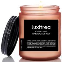 China Metal Lid Scented Soy Wax Candle Lotus Scented Candle Warm And Fragrant for sale