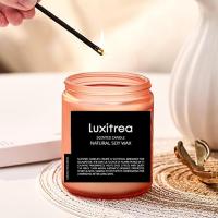 China Metal Lid Scented Soy Wax Candle Lotus Scented Candle Warm And Fragrant for sale