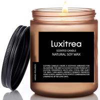 China 7 Oz Lemon Scented Candle Bursting Tropical Fruit Aroma Home Decoration for sale