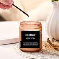 China 7 Oz Lemon Scented Candle Bursting Tropical Fruit Aroma Home Decoration for sale