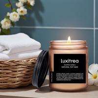 China 7 Oz Lemon Scented Candle Bursting Tropical Fruit Aroma Home Decoration for sale