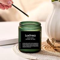 China Luxitrea Fresh Fruit Aroma Grapefruit Scented Candle 50 Hours 7oz Non Toxic for sale