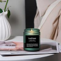China Luxitrea Fresh Fruit Aroma Grapefruit Scented Candle 50 Hours 7oz Non Toxic for sale