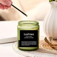 China 7oz Scented Soy Wax Candle Blue Waltz Aromatherapy Scented Candle 50 Hours for sale
