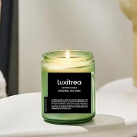 China 7oz Scented Soy Wax Candle Blue Waltz Aromatherapy Scented Candle 50 Hours for sale