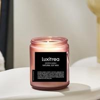 China Modern Scented Soy Wax Candle Tropical Orchard Strawberry Scented Candle 7oz 50 Hours for sale