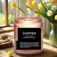 China Modern Scented Soy Wax Candle Tropical Orchard Strawberry Scented Candle 7oz 50 Hours for sale