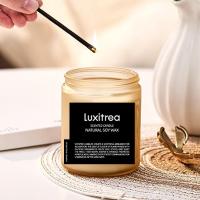 China Fresh Fruit Aroma Scented Soy Wax Candle Kumquat Scented 50 Hours 7 Oz Soy Candle for sale