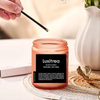 China Tropical Orchard Pomegranate Scented Candle Customized For Birthday Gift for sale