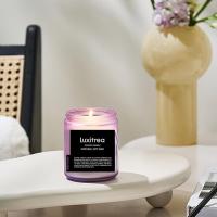 China Luxitrea Scented Soy Wax Candle 7 Oz  Lor De Seraphine Valensole For Bedtime Relaxation for sale