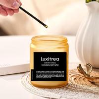 China Bar Decoration Scented Soy Wax Candle Tropical Orchard Peach Scented Candle for sale