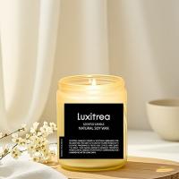 China Bar Decoration Scented Soy Wax Candle Tropical Orchard Peach Scented Candle for sale