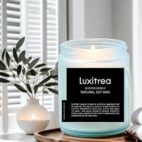 China 50 Hours 7Oz Highly Scented Soy Candles Long Lasting Efficient For Home Decor for sale
