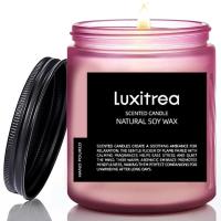 China 50 Hours Scented Soy Wax Candle Jasmine Musk Candle For Date Night Intimate Atmosphere for sale