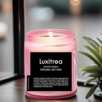 China 50 Hours Scented Soy Wax Candle Jasmine Musk Candle For Date Night Intimate Atmosphere for sale