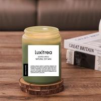 China Blueberry Lavender Custom Scented Candles 19 Oz 2 Wick 110 Hours Long Lasting for sale