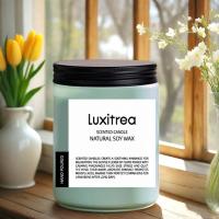 China Hydrangea Lily Of The Valley Candles 19Oz 2 Wick 110 Hours Long Lasting for sale