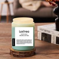 China 19 Oz Lemon Coconut Candle 2 Wick 110 Hours Biodegradable for Relaxation for sale