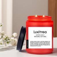 China Romantic Atmosphere Elegant Rose Scented Candle 19 Oz 2 Wick Long Lasting for sale