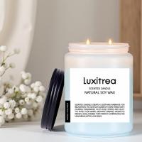 China 19 Oz Blue Moon Candles 2 Wick ‌Apothecary Style 110 Hours Long Lasting For Bathroom for sale