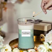 China Large Glass Jar Ocean Scented Candles With Paraffin Wax For Aromatherapy for sale