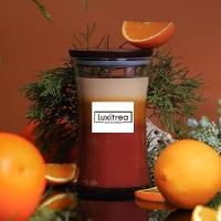 China Stylish Large Jar Candle Caramel Latte Coffee Scented Candle Modern Decoration for sale