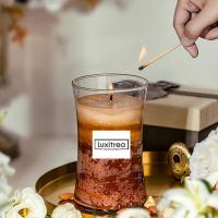 China Stylish Large Jar Candle Caramel Latte Coffee Scented Candle Modern Decoration for sale