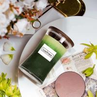 China Luxury Green Tea Scented Candle 21oz 150 Hours Burn Time Vintage Apothecary Style for sale