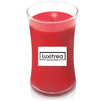 China Paraffin Wax Large Jar Candle Large 21oz Vine Shadow Rose Colored Glasses Candle for sale