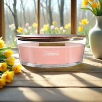 China Pink Aromatherapy Scented Candle 16oz Eco Friendly Customized For Gift for sale