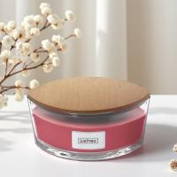 China Clean Burning Large Jar Candle 16oz Pink Champagne Scented Candle For Gift for sale