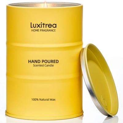 China Gardenia Tin Scented Candle Tuberose Osmanthus 80 Hours 18 Oz strong scented candles for sale