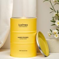 China Gardenia Tin Scented Candle Tuberose Osmanthus 80 Hours 18 Oz strong scented candles for sale