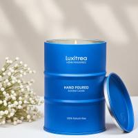 China 18 Oz Tin Scented Candle Orange Honeysuckle Grapefruit Scented Candle for sale