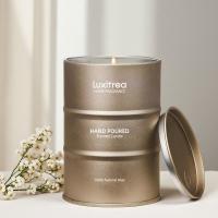 China Rose Tin Jar Candle Jasmine Lavender 80 Hours 18 Oz Space Saving Modern Decoration for sale